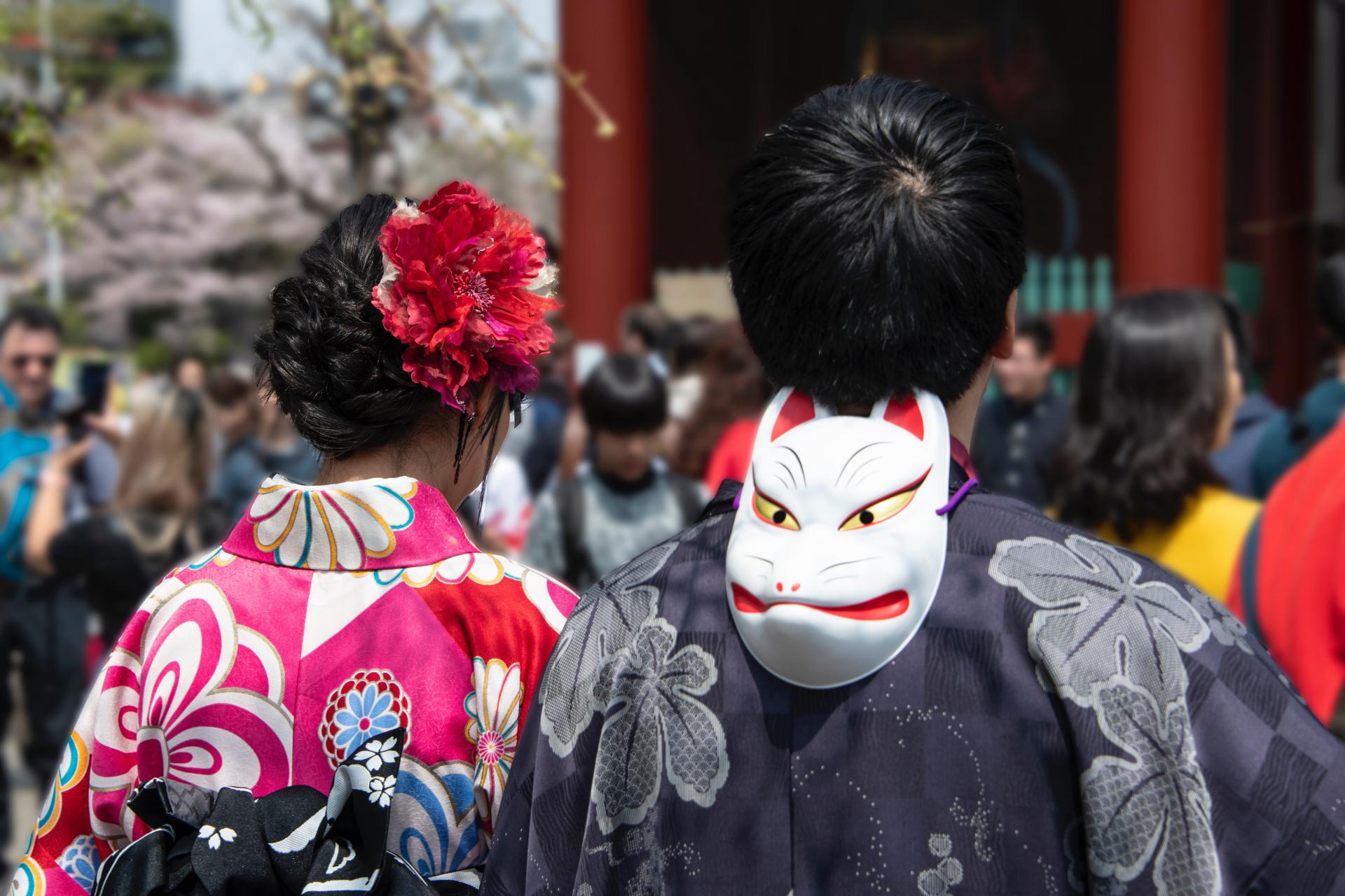 Japanese Summer Festival Mask